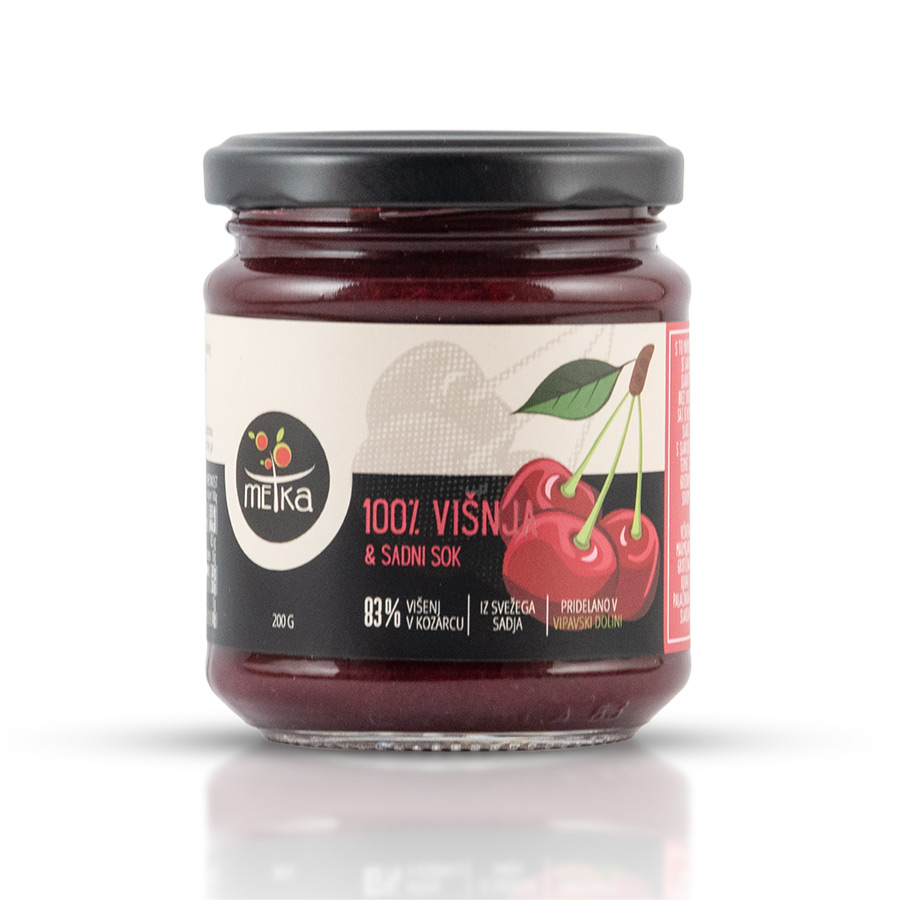 MARMELADA 100% VIŠNJA & SADNI SOK - Ljubim Domače